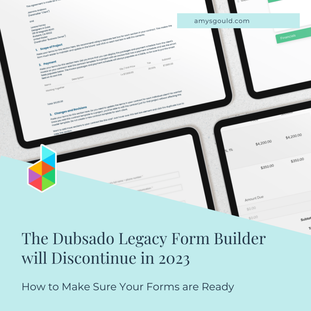 The New Dubsado Form Builder will Takeover in February 2023, How to Make Sure Your Forms are ...
